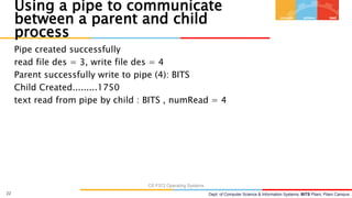 Operating System Tutorial 8, Bits Pilani | PPTX