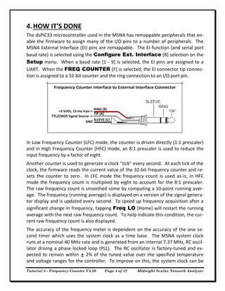 Tutorial 8 frequency counter | PDF