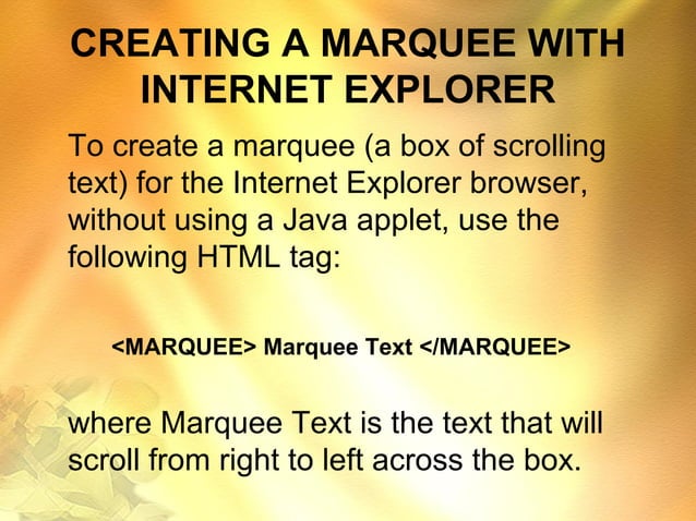 Tutorial 9 multimedia web page | PPT