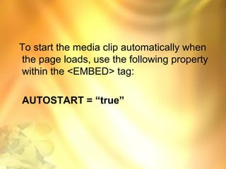 Tutorial 9 multimedia web page | ODP