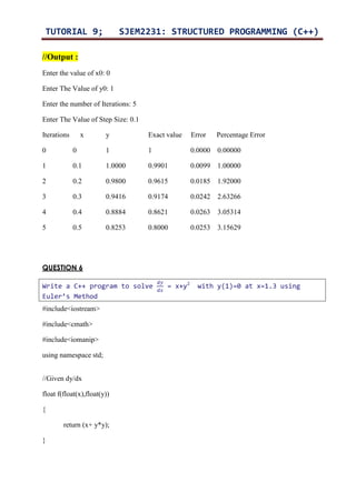 C++ TUTORIAL 9 | PDF