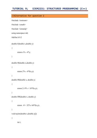 C++ TUTORIAL 9 | PDF