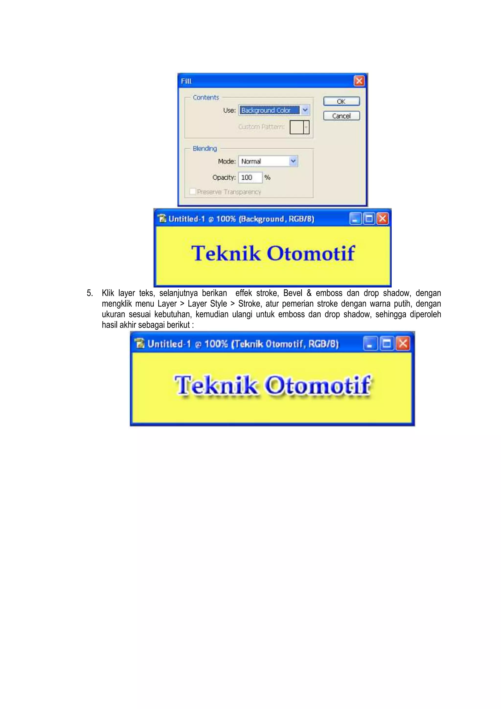 Tutorial adobe photoshop | DOCX