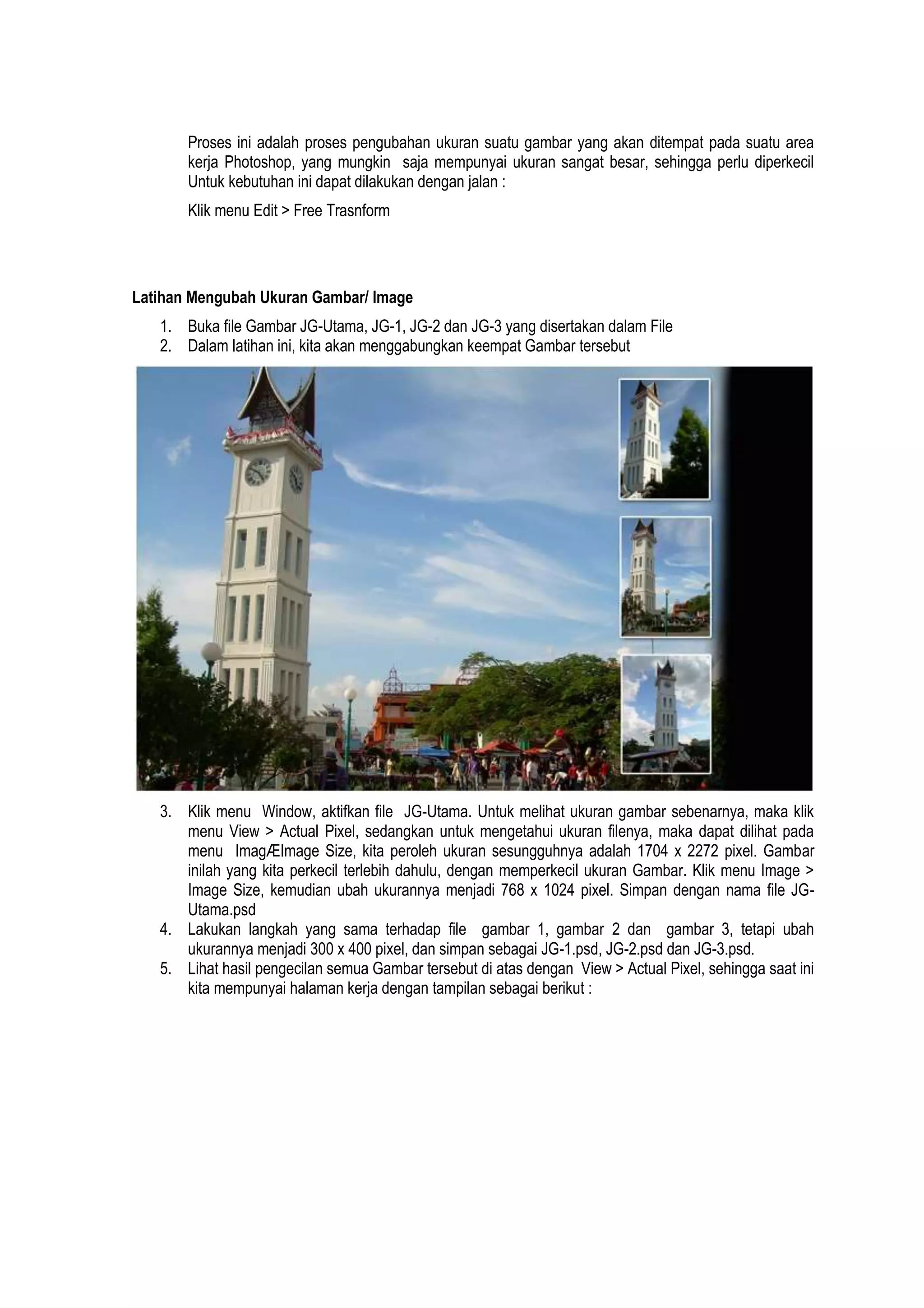 Tutorial adobe photoshop | DOCX