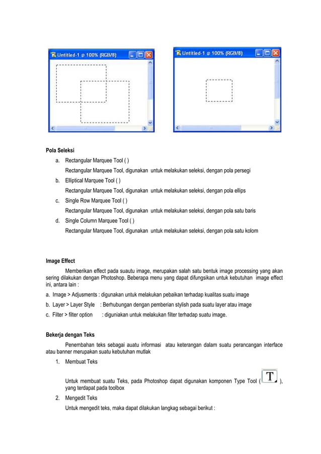 Tutorial adobe photoshop | DOCX