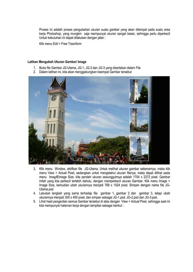 Tutorial adobe photoshop | DOCX