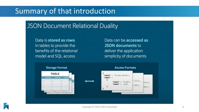 Tutorial Advanced How To Oracle 23c Duality Views Ppt 2219