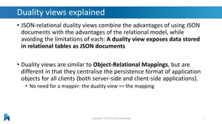 Tutorial Advanced How-To - Oracle 23c Duality views | PDF