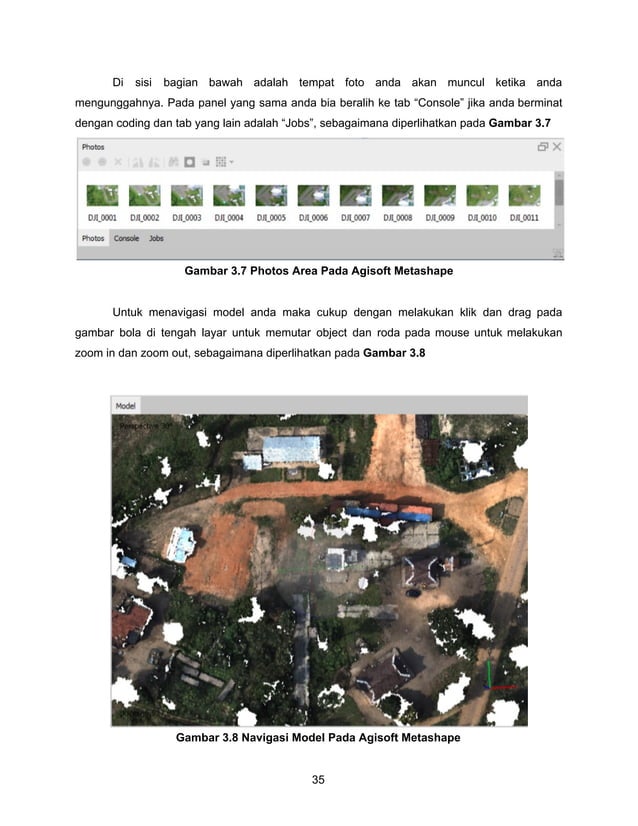 Tutorial agisoft metashape pengolahan data drone - edi supriyanto, st | PDF