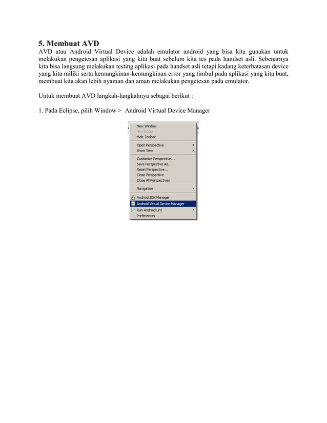 Introduction on Android programming Tutorial | DOCX