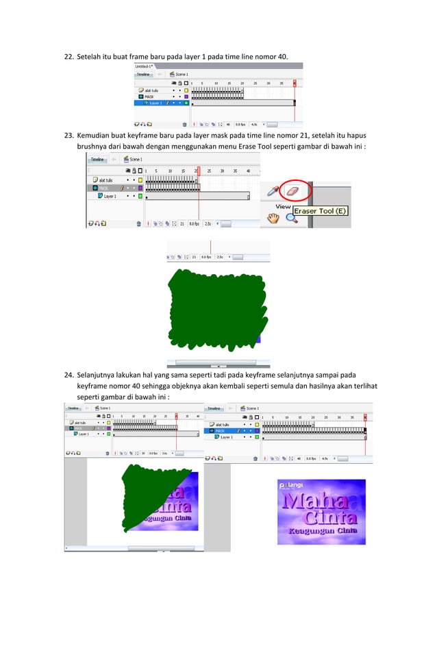 Tutorial animasi layer masking | PDF