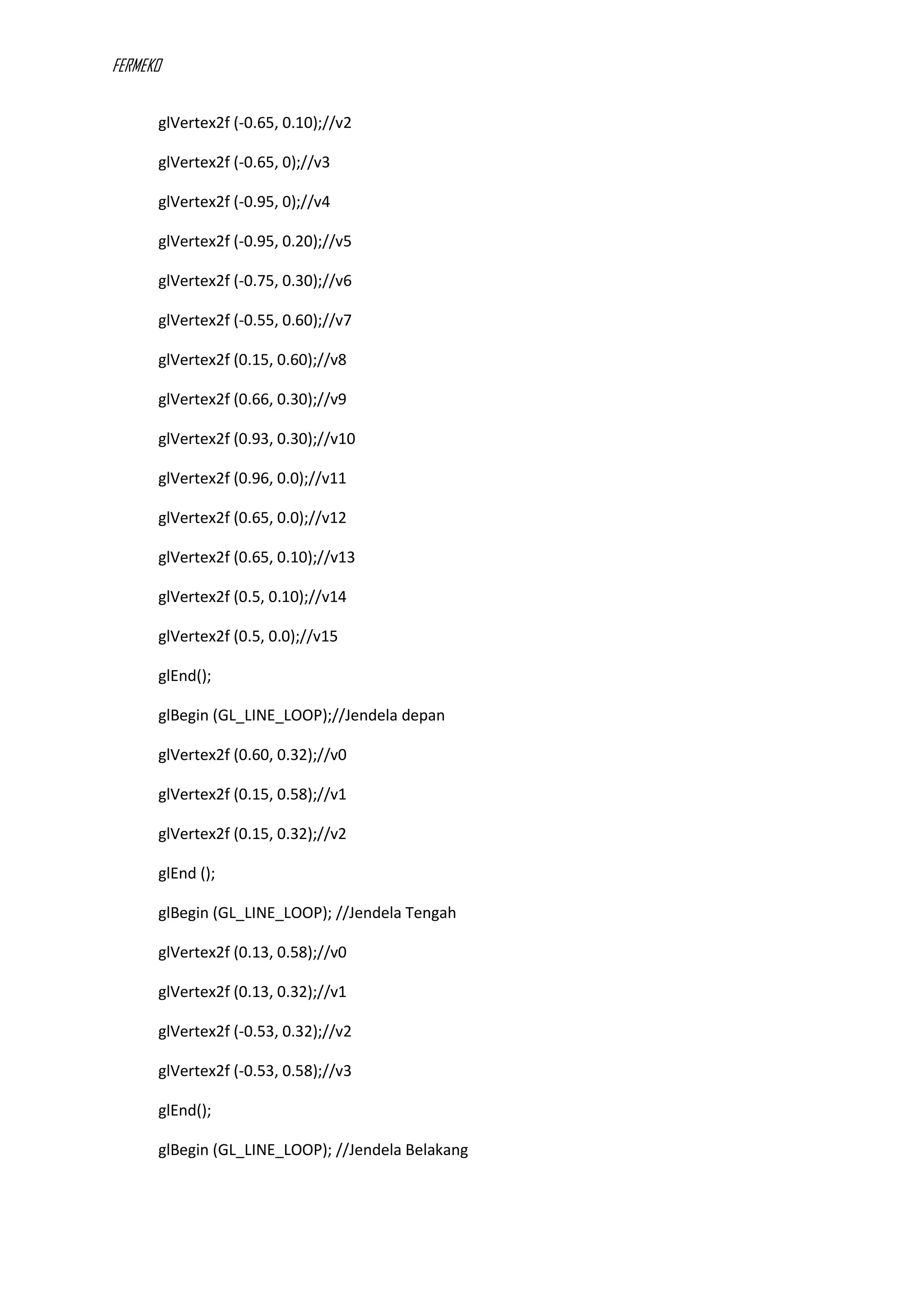 Tutorial animasi open gl dengan dev c++ | PDF