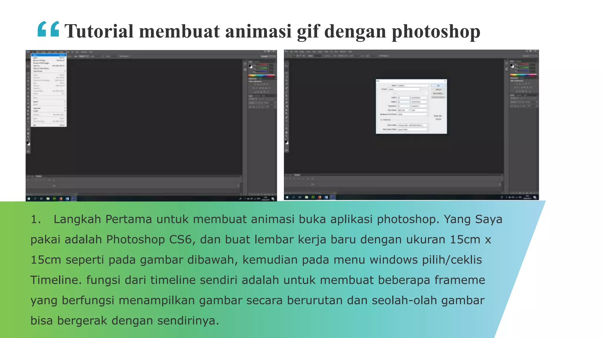 Tutorial animasi sederhana dengan adobe photoshop cs6 | PPTX