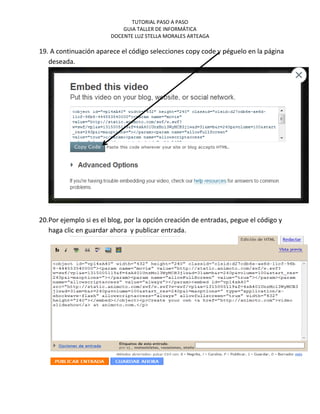 Tutorial animoto | PDF