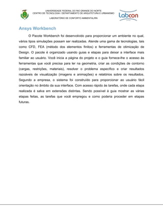 Tutorial Ansys Workbench | PDF