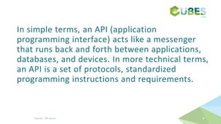 What is an API and why use it? | PDF
