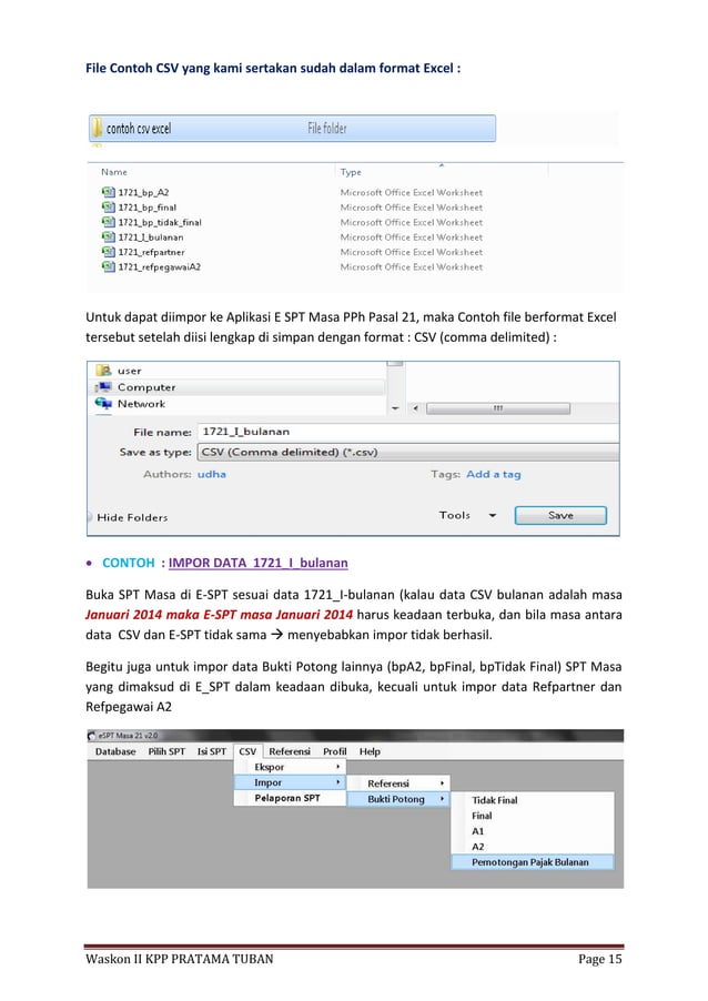 TUTORIAL APLIKASI ESPT PPH 21 | PDF