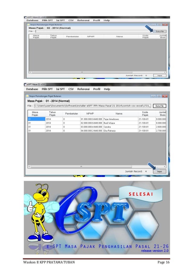 TUTORIAL APLIKASI ESPT PPH 21