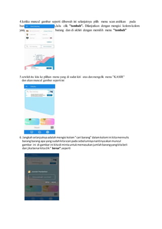 Tutorial aplikasi tokoku | DOCX