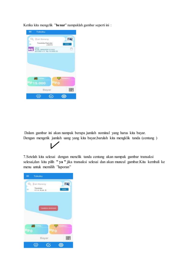 Tutorial aplikasi tokoku | DOCX