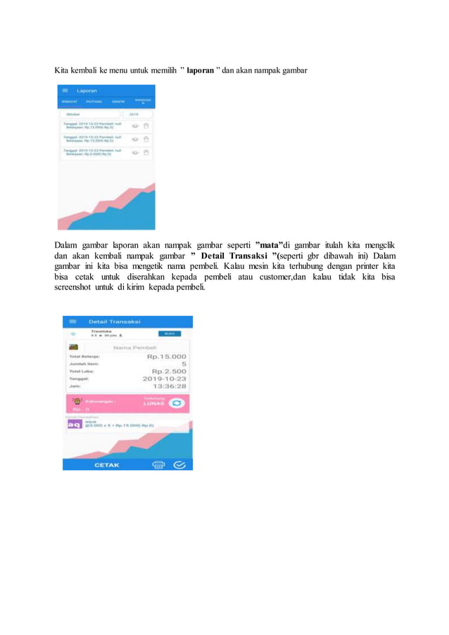 Tutorial aplikasi tokoku | DOCX