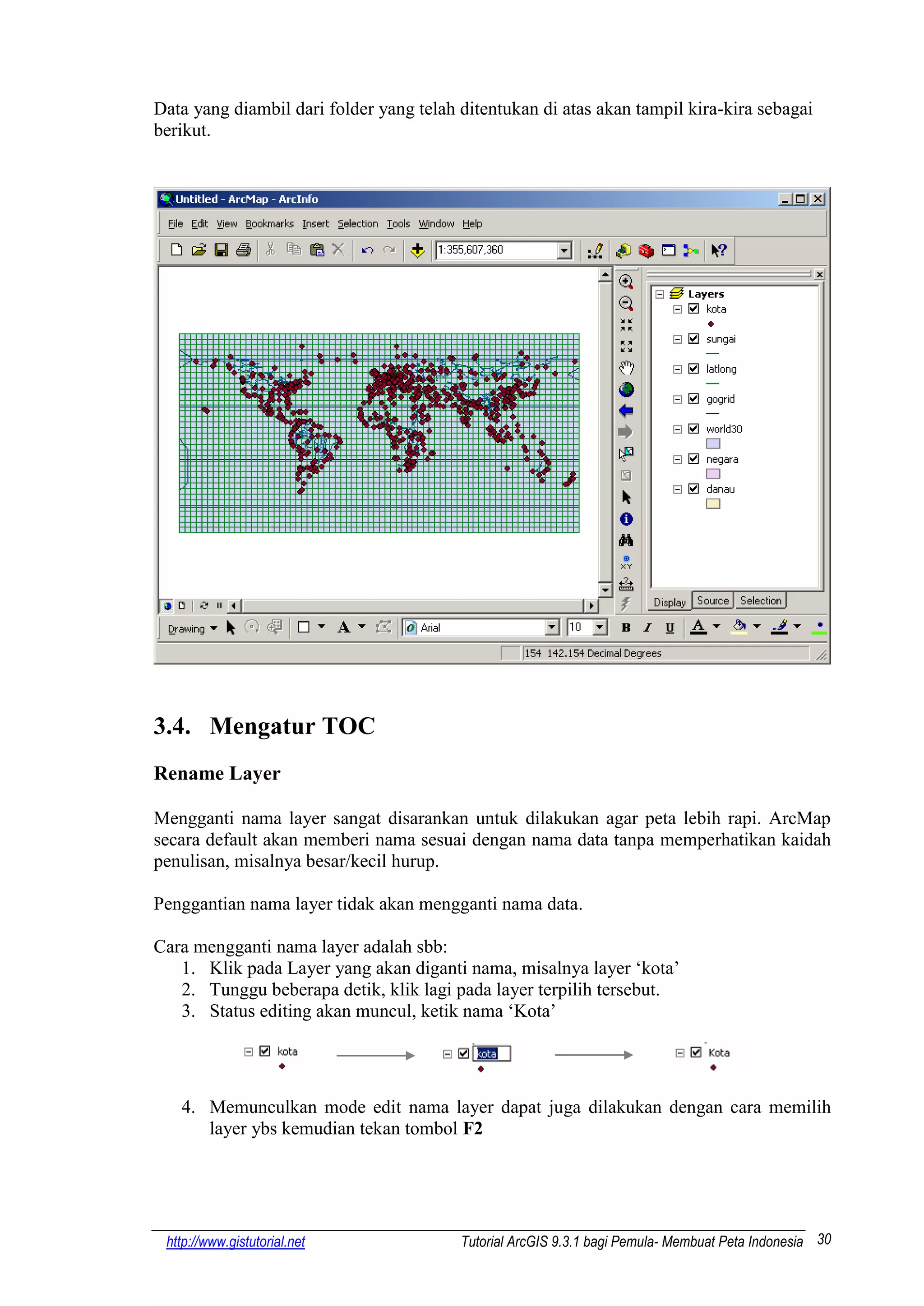 Tutorial arcgis 931 | PDF