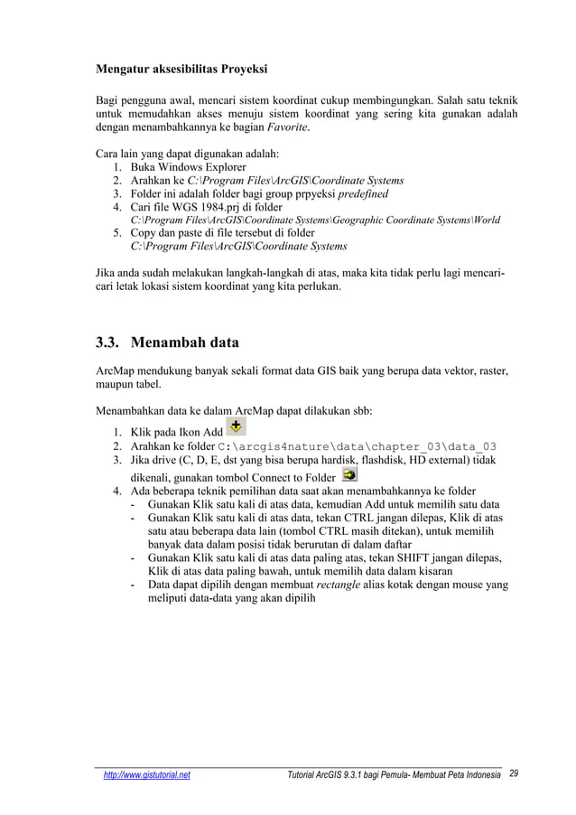 Tutorial arcgis 931 | PDF