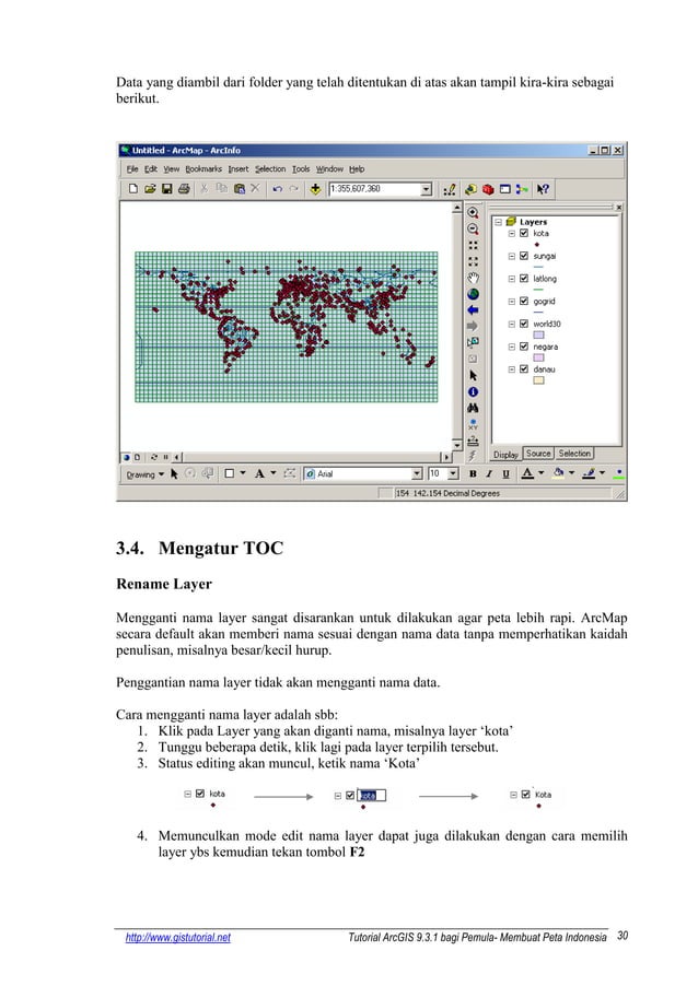 Tutorial arcgis 931 | PDF