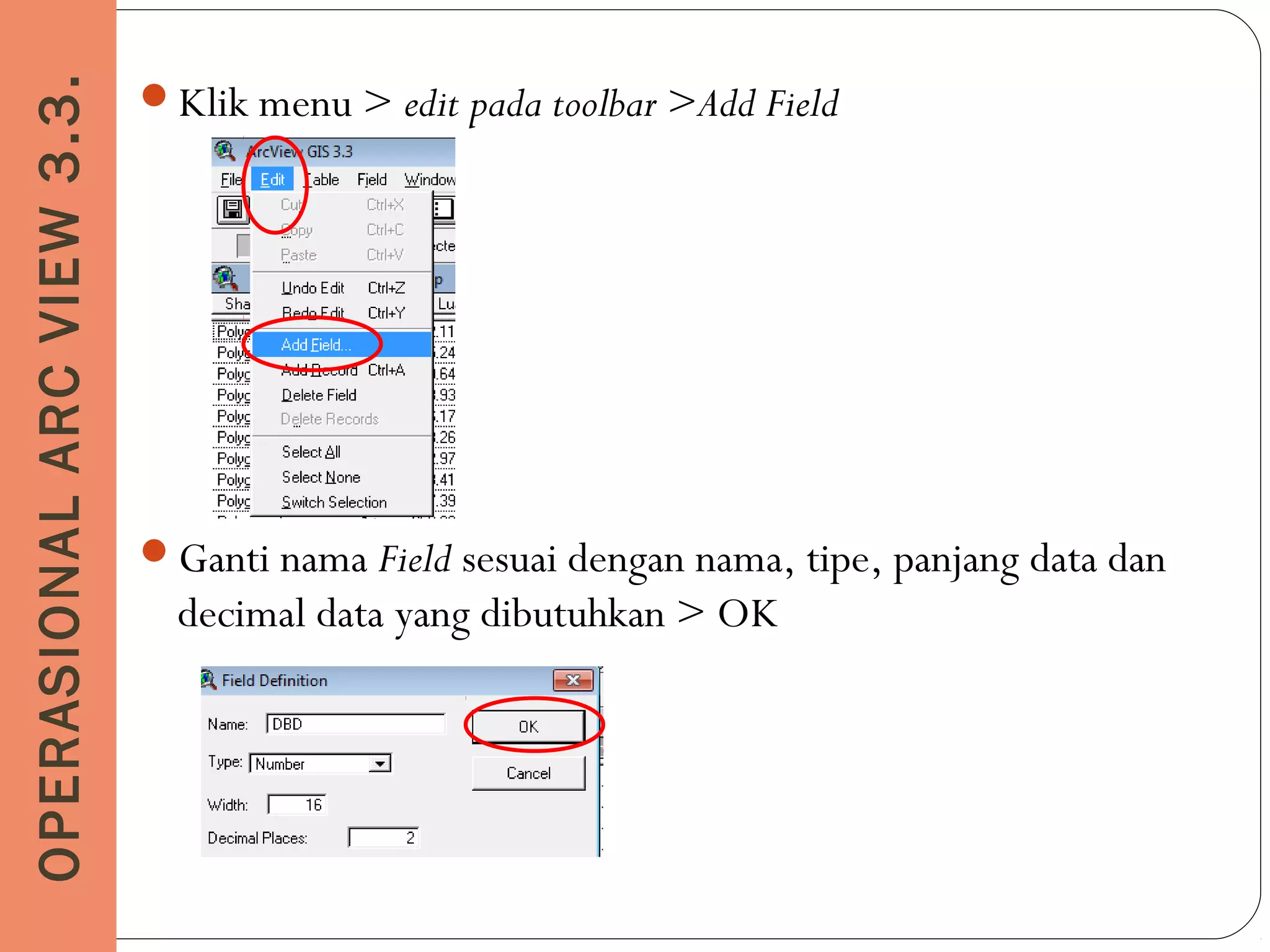Tutorial Penggunaan Aplikasi ArcView 3.3 untuk Pengolahan Data Kesehatan | PPT