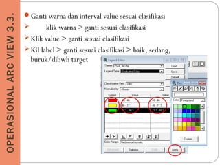 Tutorial Penggunaan Aplikasi ArcView 3.3 untuk Pengolahan Data Kesehatan | PPT