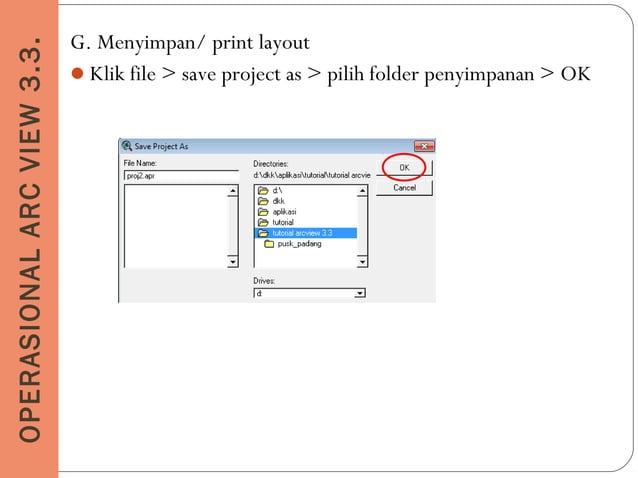 Tutorial Penggunaan Aplikasi ArcView 3.3 untuk Pengolahan Data Kesehatan | PPT