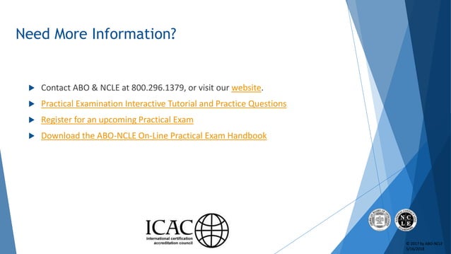 ABO & NCLE Practical Exam Slideshow Tutorial | PPTX | Eye and Vision ...