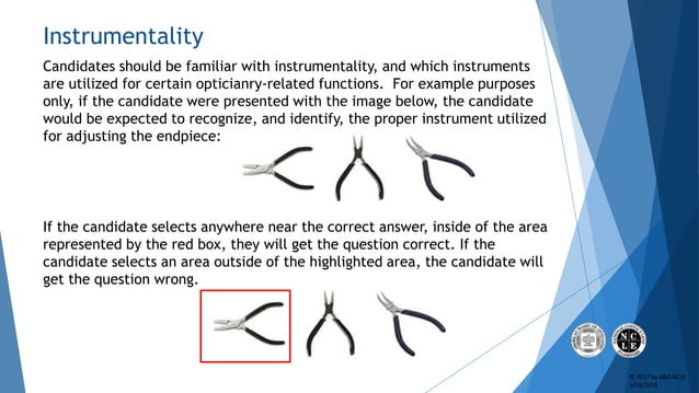 ABO & NCLE Practical Exam Slideshow Tutorial | PPTX | Eye and Vision ...