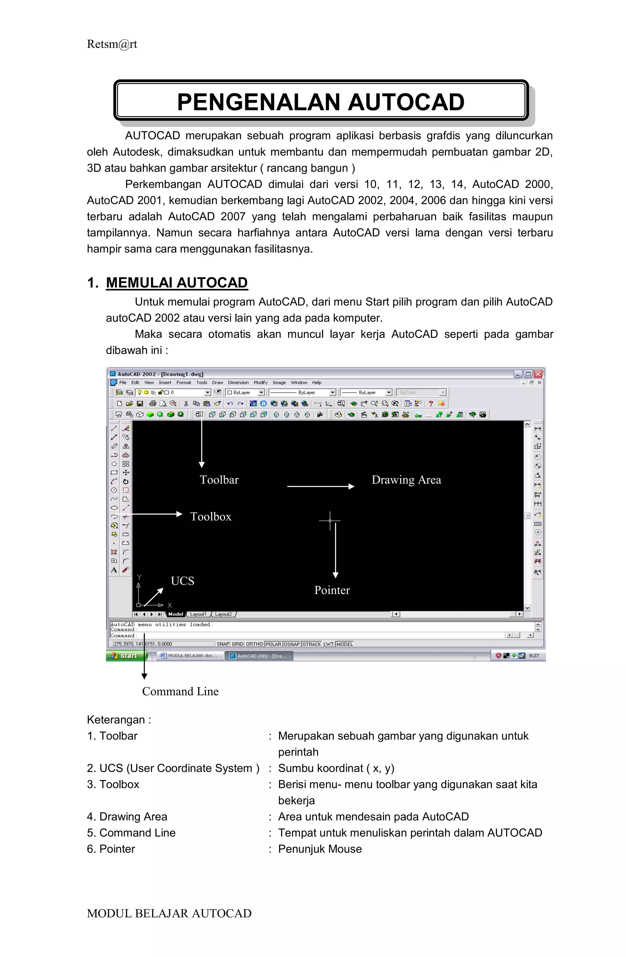 Tutorial autocad | PDF