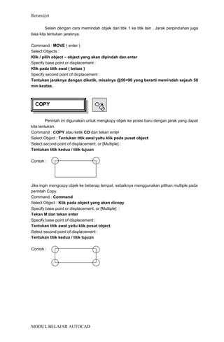 Tutorial autocad | PDF