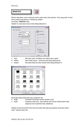 Tutorial autocad | PDF