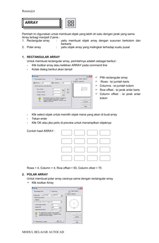 Tutorial autocad | PDF