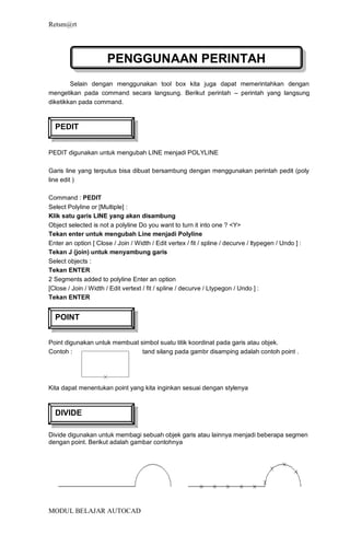 Tutorial autocad | PDF