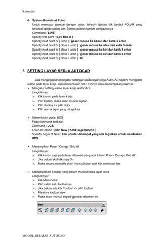 Tutorial autocad | PDF