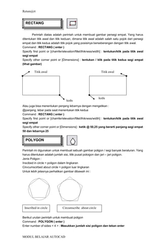 Tutorial autocad | PDF