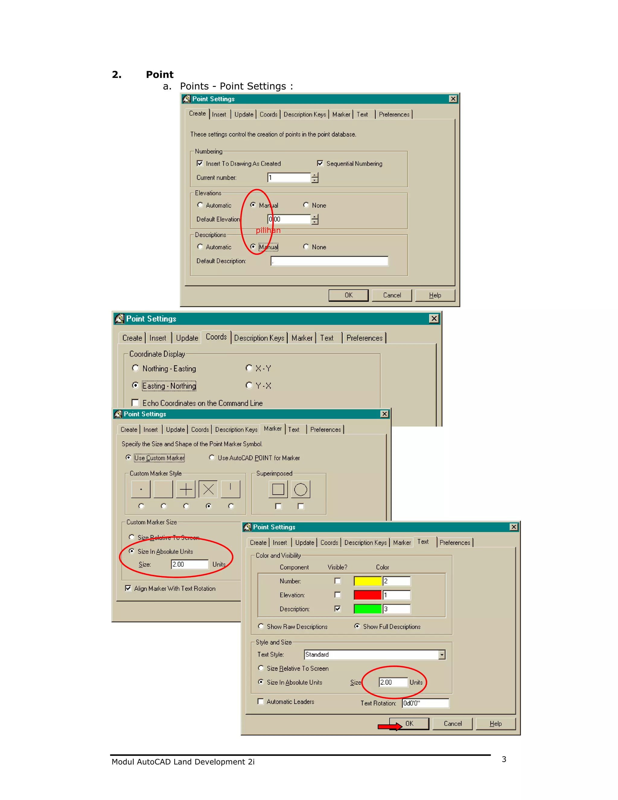 Tutorial+auto cad+land+dev+2i | PDF