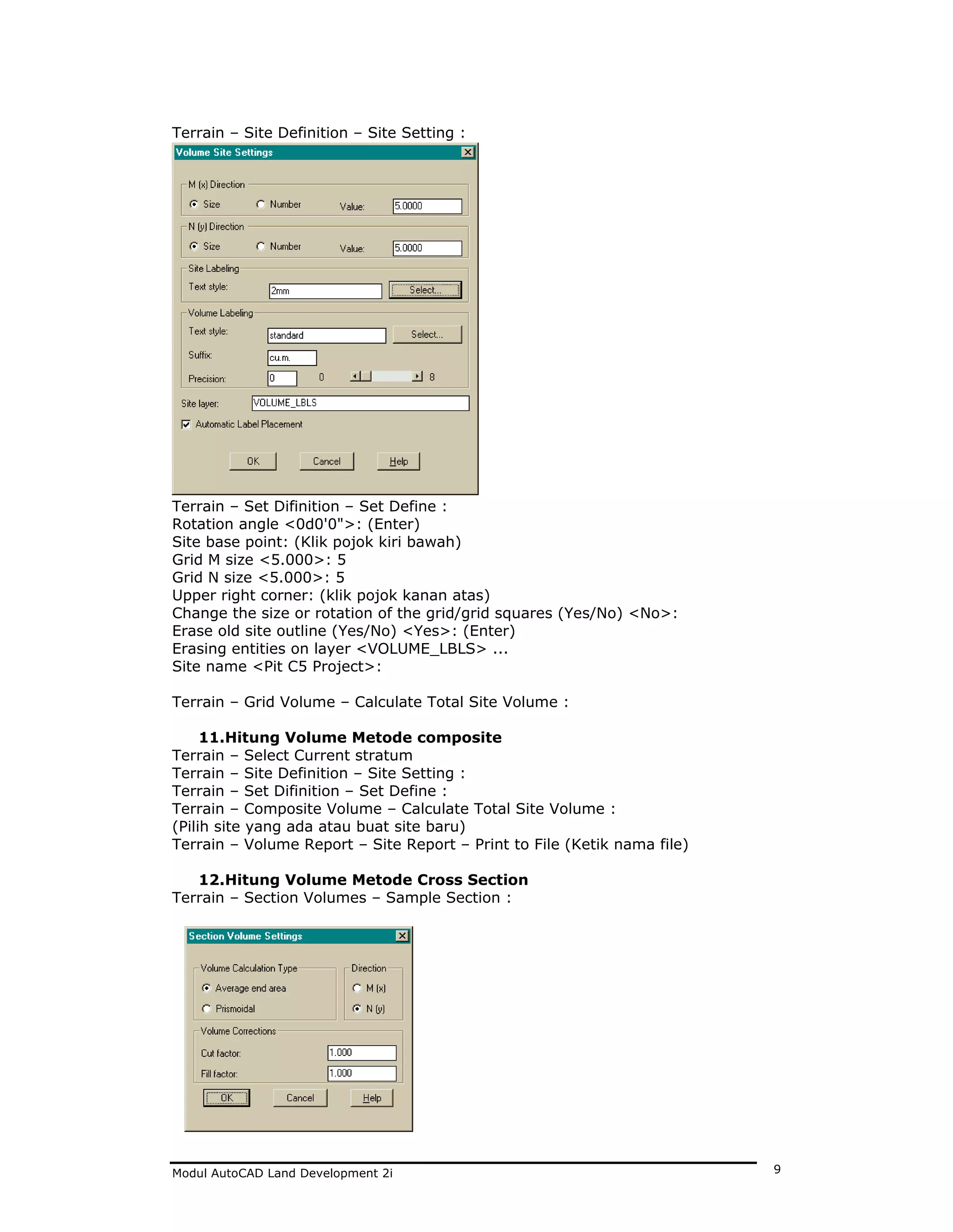 Tutorial+auto cad+land+dev+2i | PDF