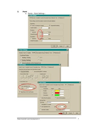 Tutorial+auto cad+land+dev+2i | PDF