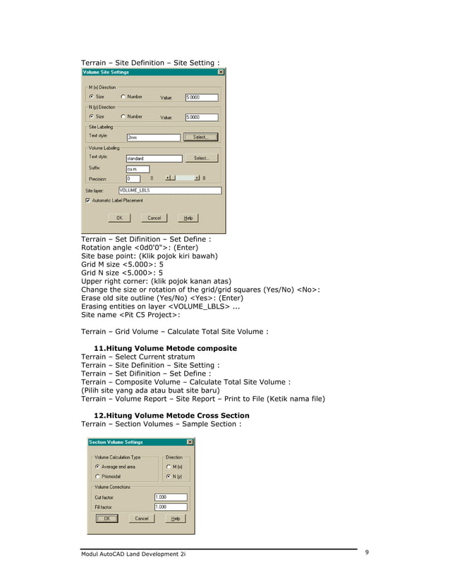 Tutorial+auto cad+land+dev+2i | PDF