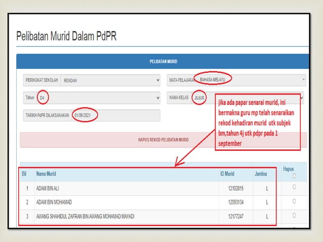 TUTORIAL_BAGAIMANA_SEMAK_PELAPORAN_PDPR_DAN_KEHADIRAN_MURID_UTK (2).pptx