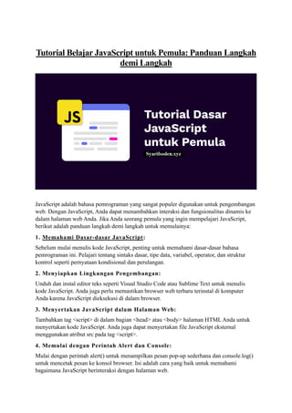 Tutorial Belajar JavaScript untuk Pemula.pdf