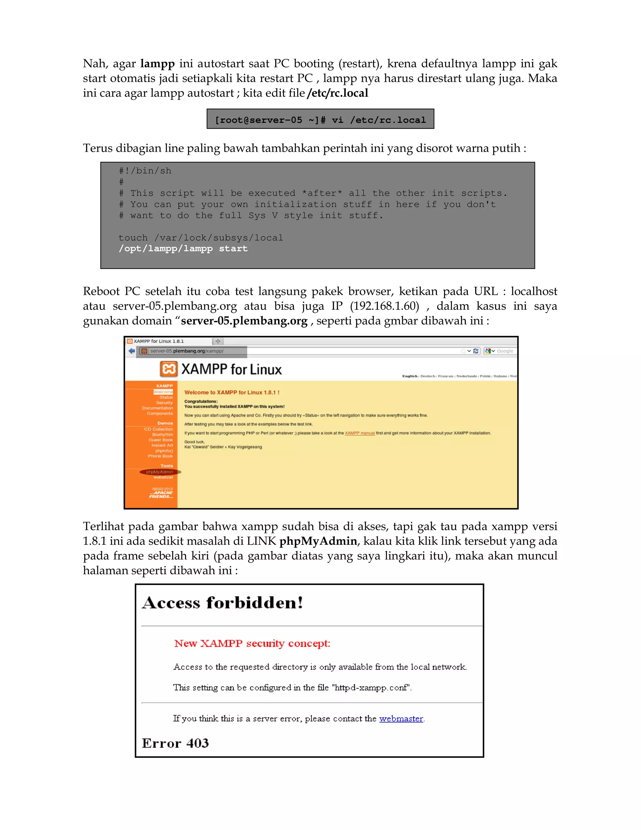 Tutorial Belajar Membuat Virtualhost Di Xampp Linux Pdf
