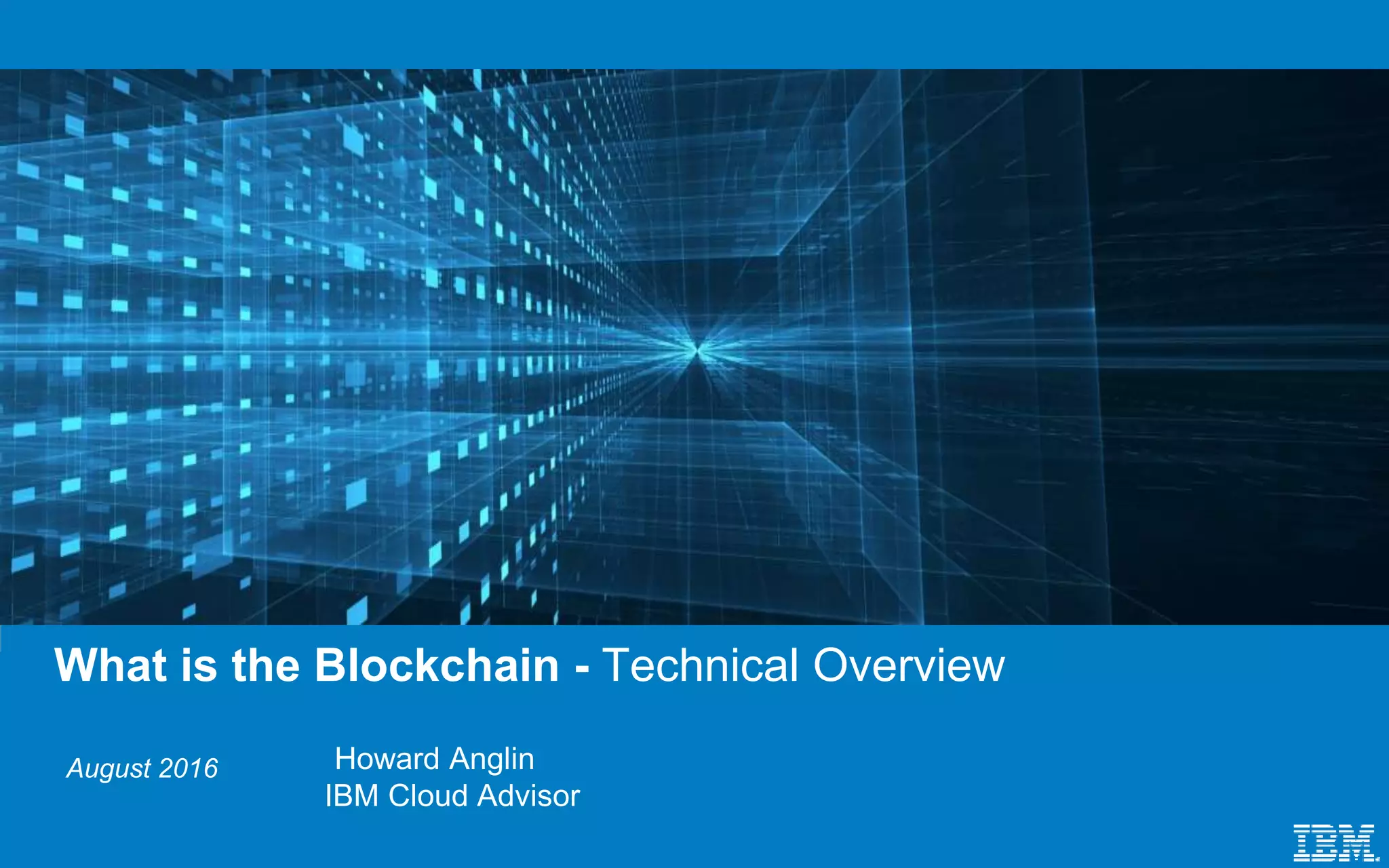 Tutorial Blockchain Technical Overview Ss Pptx Internet Computing