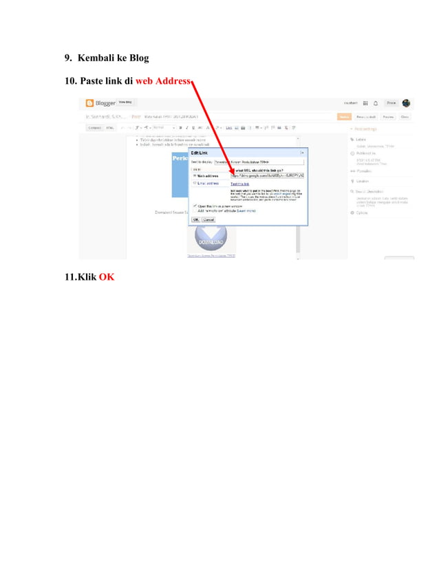 Tutorial For Blogspot Blogger | PDF