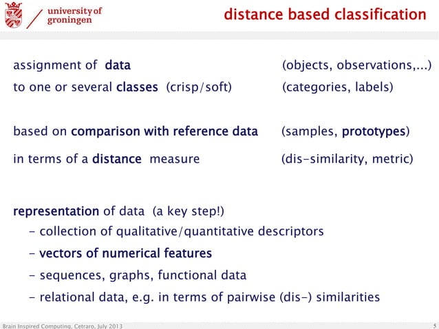 2013 Prototype Based Learning And Adaptive Distances For